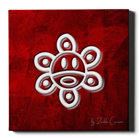 Canvas 5 Simbolos Tainos | Canvas 5 Taino Symbols - Puerto Rico en Canvas